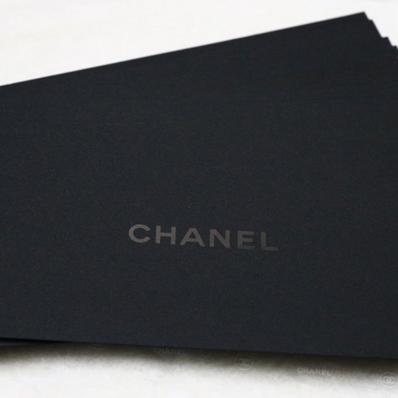 CHANEL | Party Supplies | Authentic Chanel Black Open Side Long ...